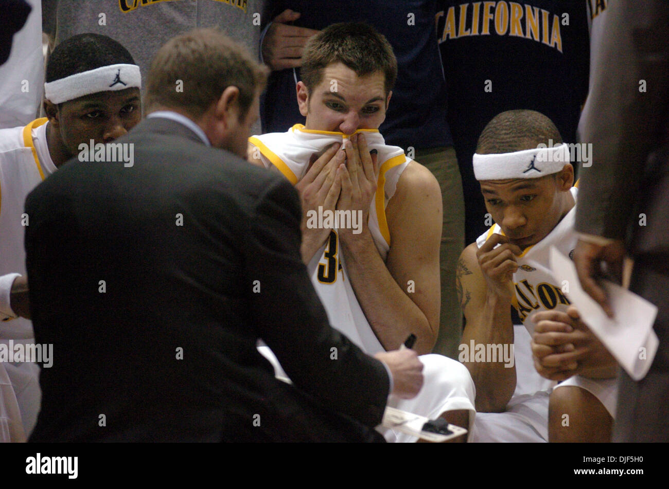 January 17th, 2008 - Berkeley, California, USA - Cal's coach Ben Braun ...