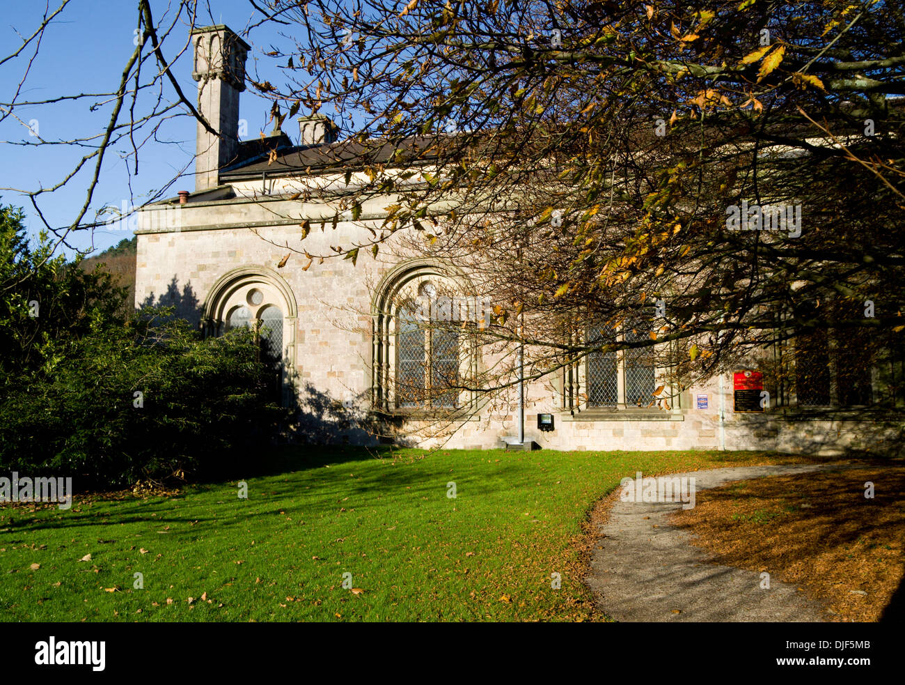 Margam Abbey, Margam Manor Countrypark, Port Talbot, Wales Stock Photo ...