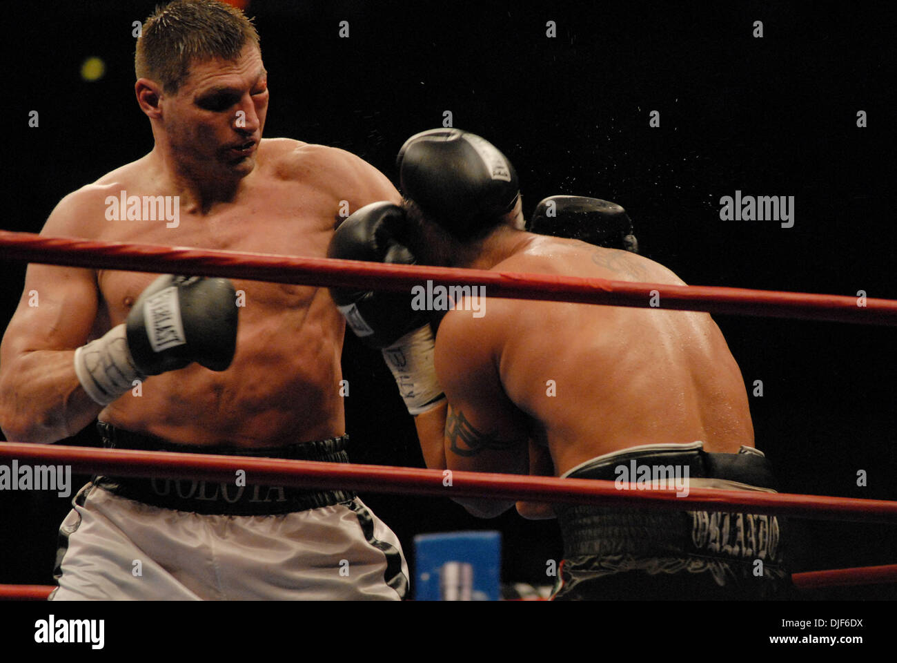 Jan 22, 2008 - New York, New York, USA - ANDREW GOLOTA vs MIKE MOLLO at ...