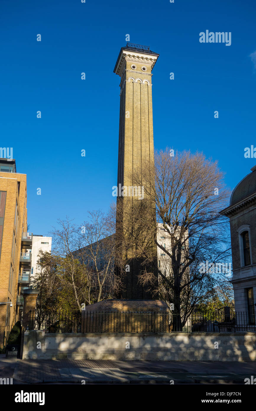 Western Sewage Pumping Station Chimney Grosvenor Road Pimlico London ...