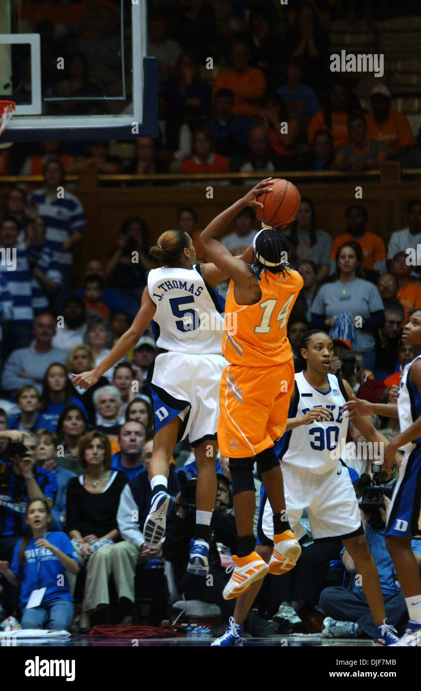 Jan 28, 2008 - Durham, North Carolina, USA - Tennessee Lady Vols ...