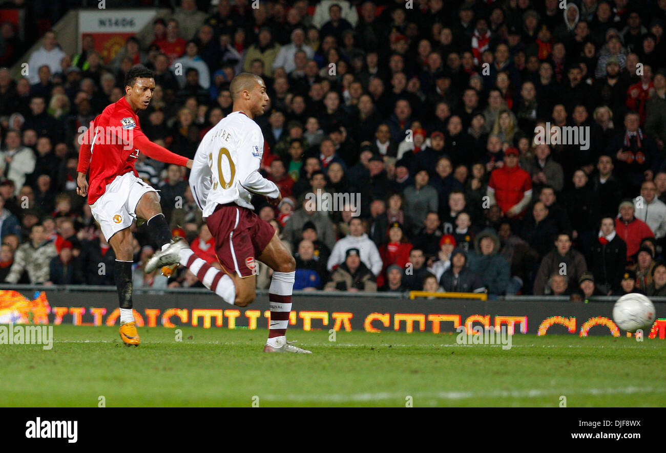 Nani of Manchester United scores the third goal (Credit Image ...