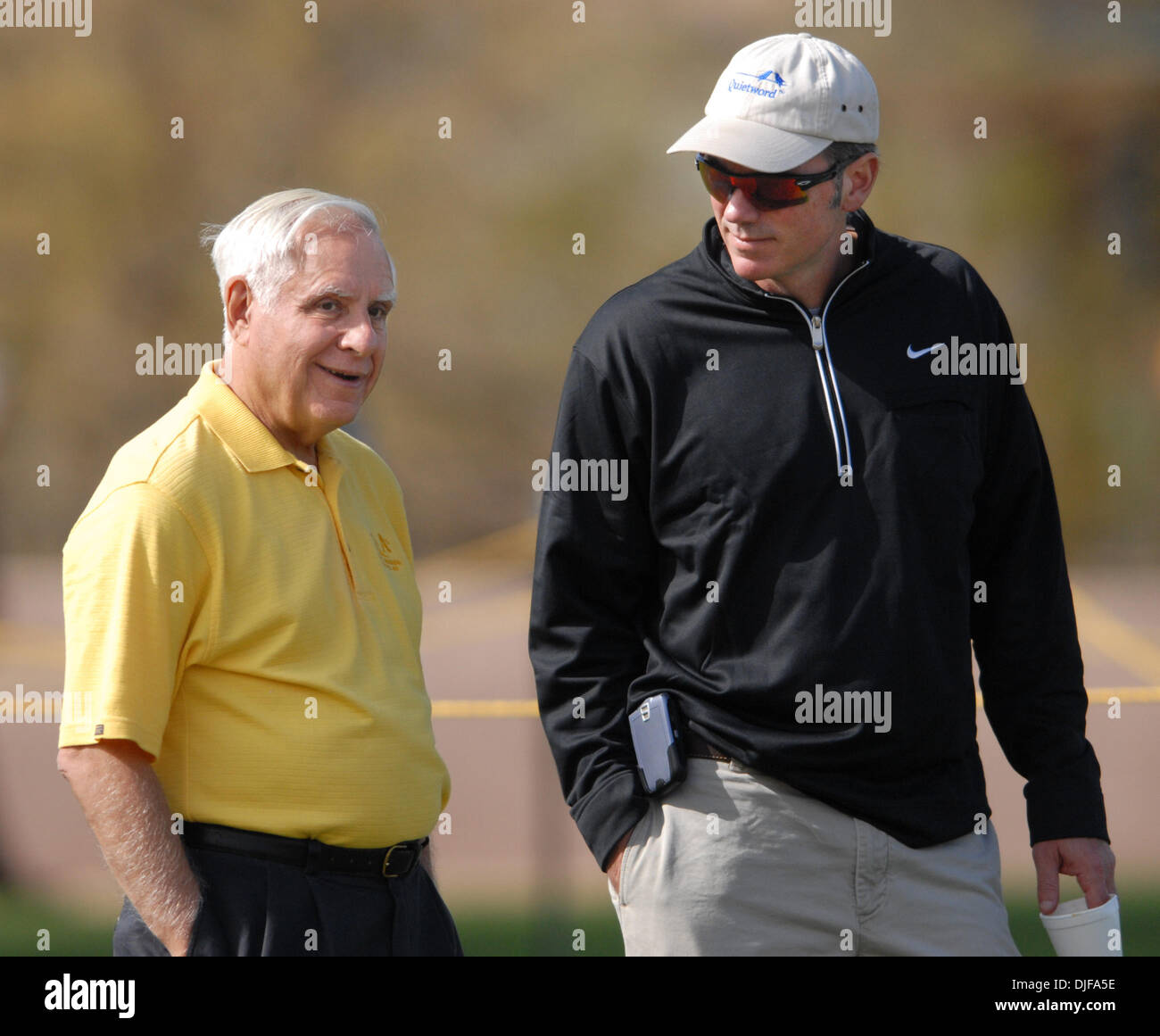 From left, Oakland A's owner Lew Wolff and A's general manager Billy ...