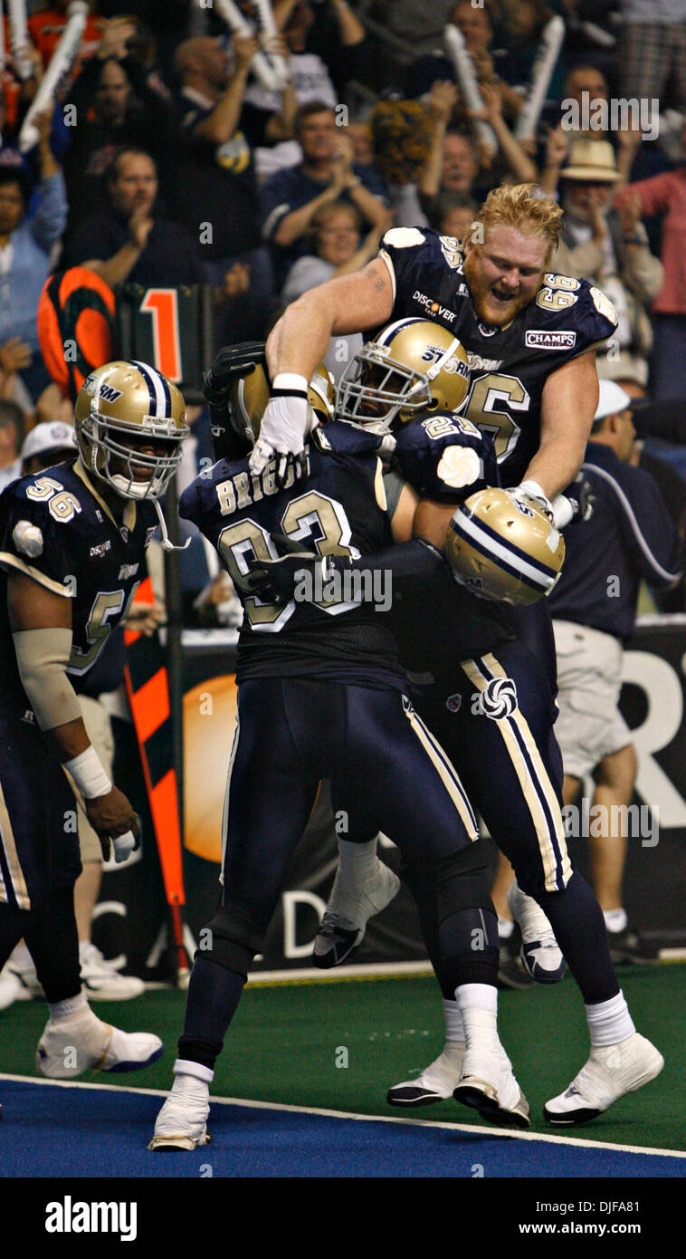 Feb 21, 2008 - Tampa, Florida, USA - Tampa Bay Storm defensive lineman ...