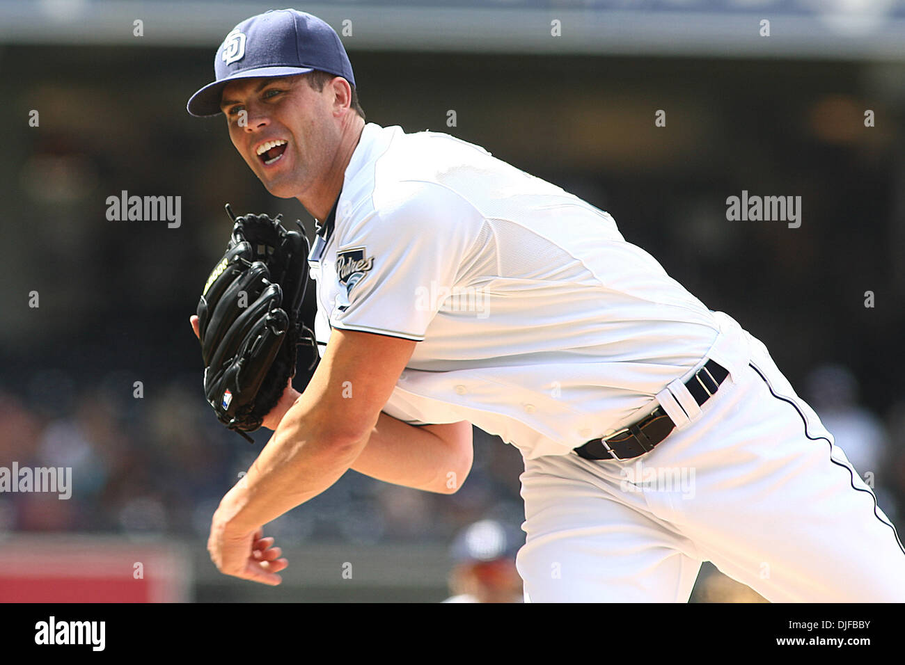 San Diego Padres starting pitcher Clayton Richards took the mound ...