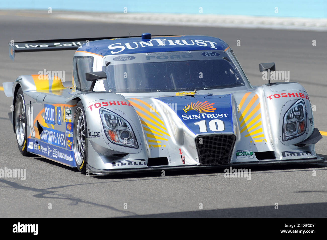 The #10 Ford Dallara driven by Wayne Taylor, Max Angelelli and Ricky ...