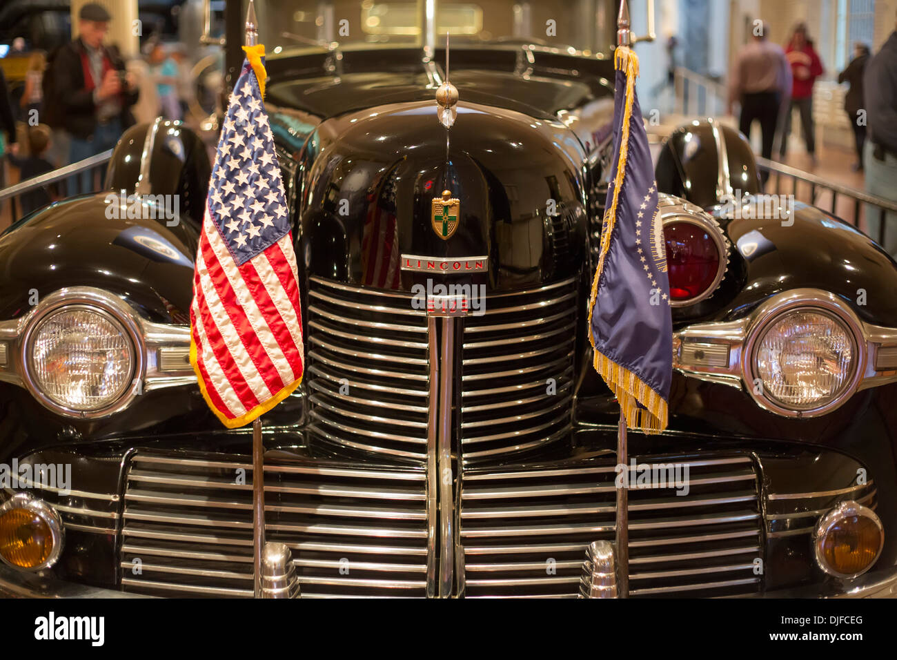 Dearborn, Michigan - President Franklin D. Roosevelt's car on display ...