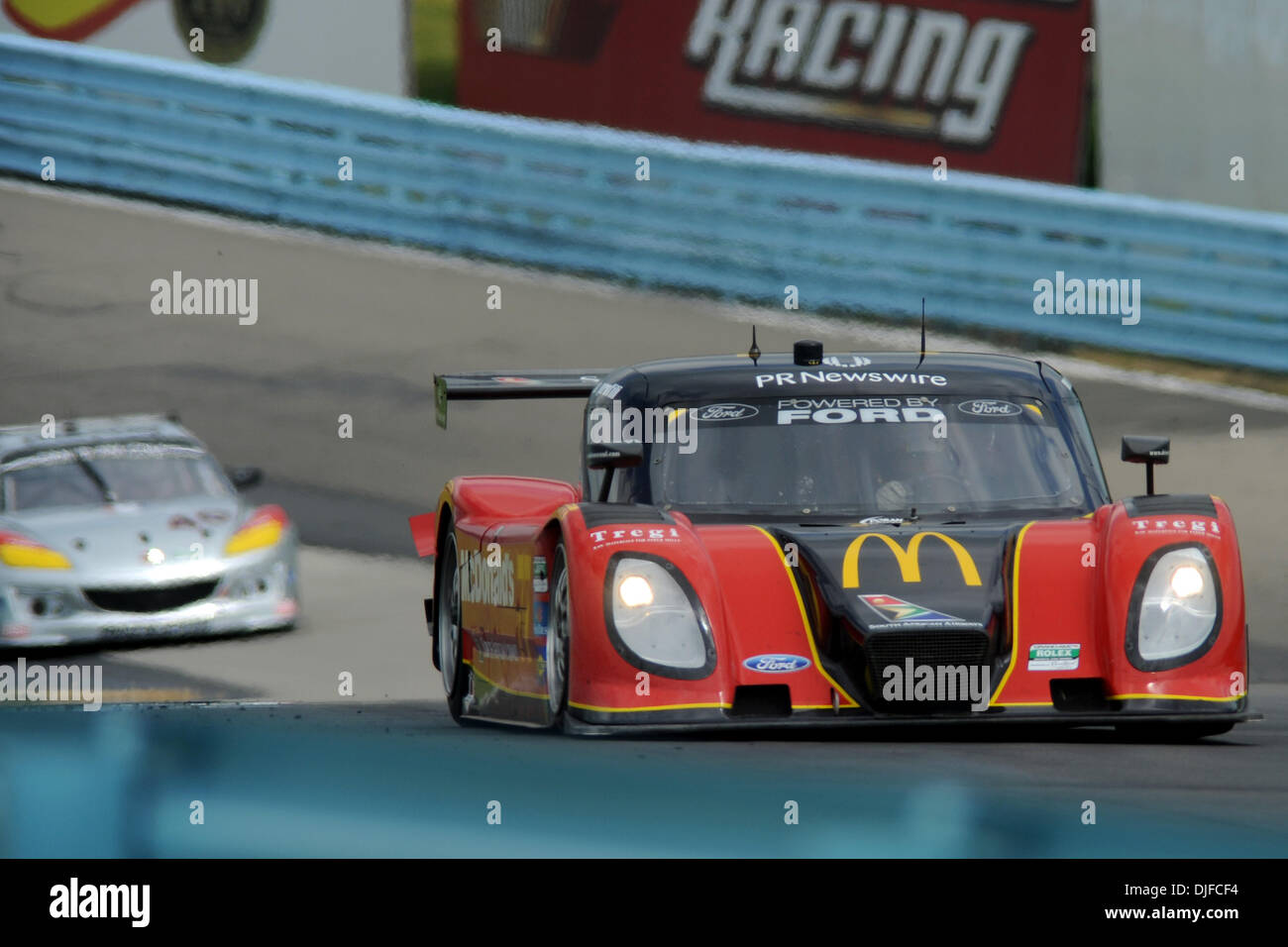 The #77 Ford Dallara driven by Memo Gidley and Dion von Moltke drives ...