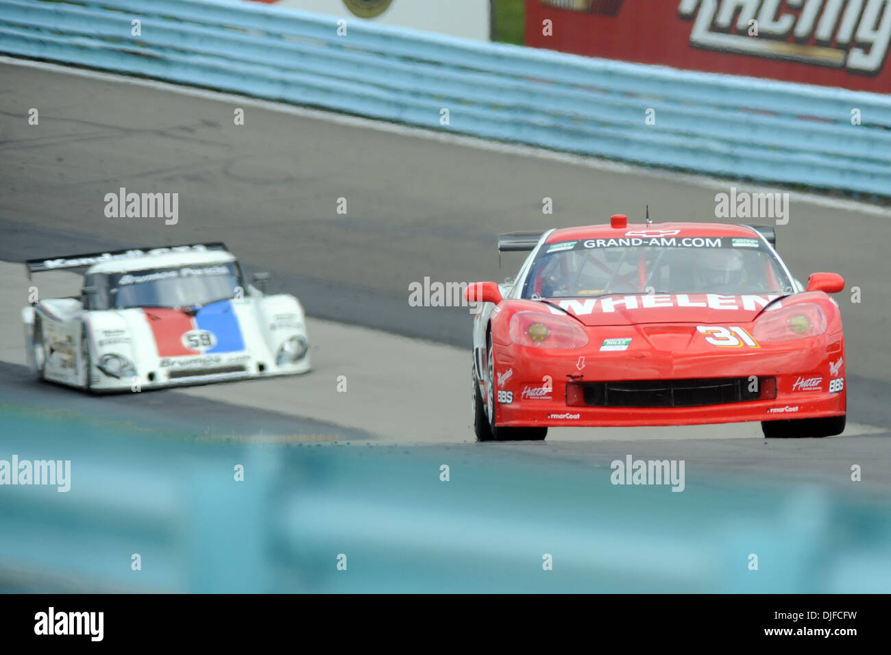 The Corvette of Marsh Racing driven by Sonny Wheken and Eric Curran ...
