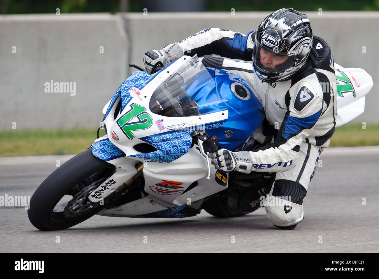 Trent Gibson (12) on his Gibson Motorsports Suzuki GSX-R1000 during the ...