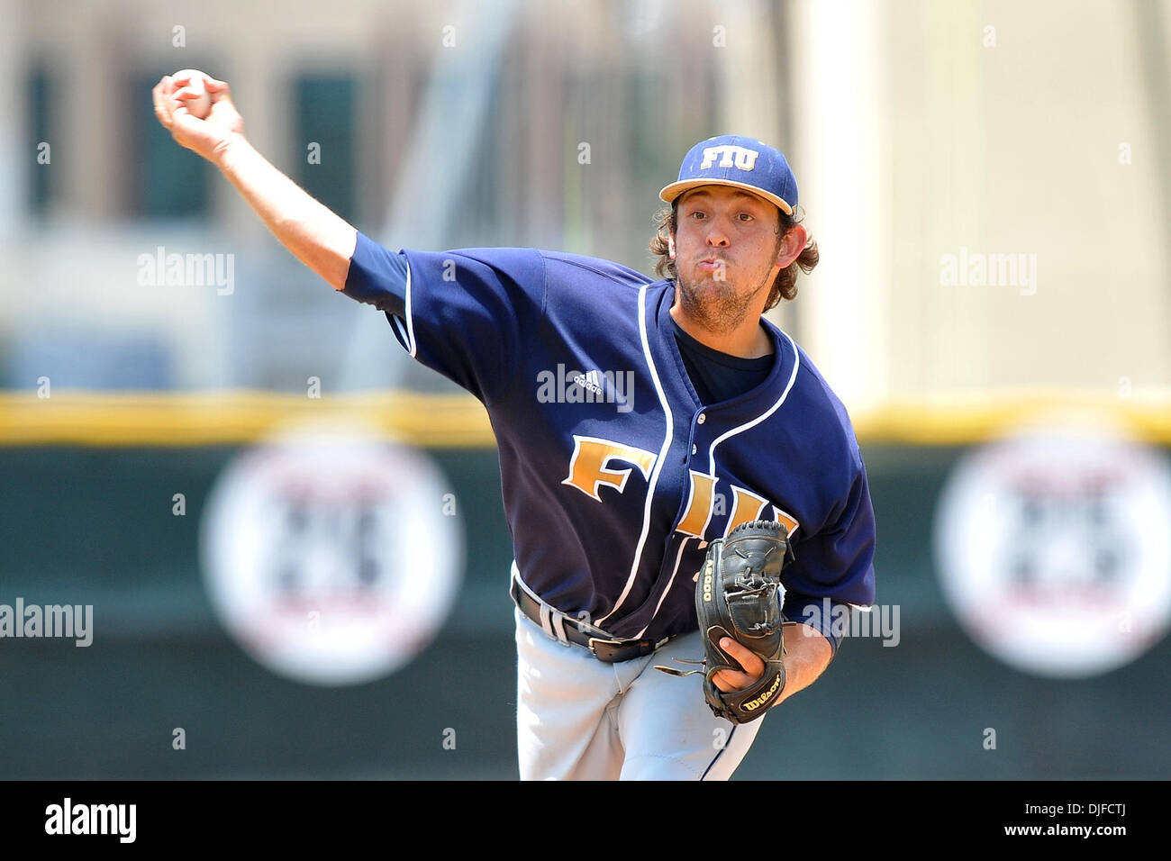 FIU Golden Panthers P Dillon Vitale (37). The Texas A&M Aggies defeated ...