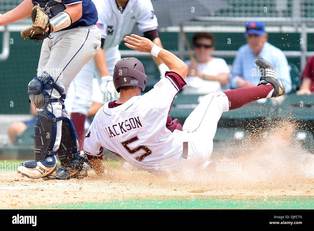 Texas A & M Aggies INF Kenny Jackson (5) scores easily..The Texas A&M ...