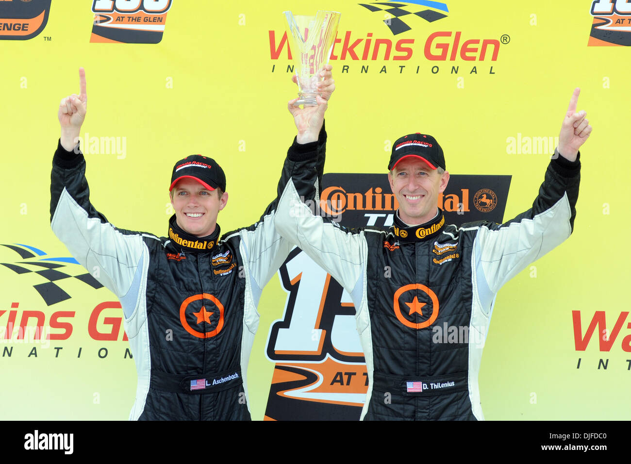 The street turner class winning drivers Lawson Aschenbach (left) and ...