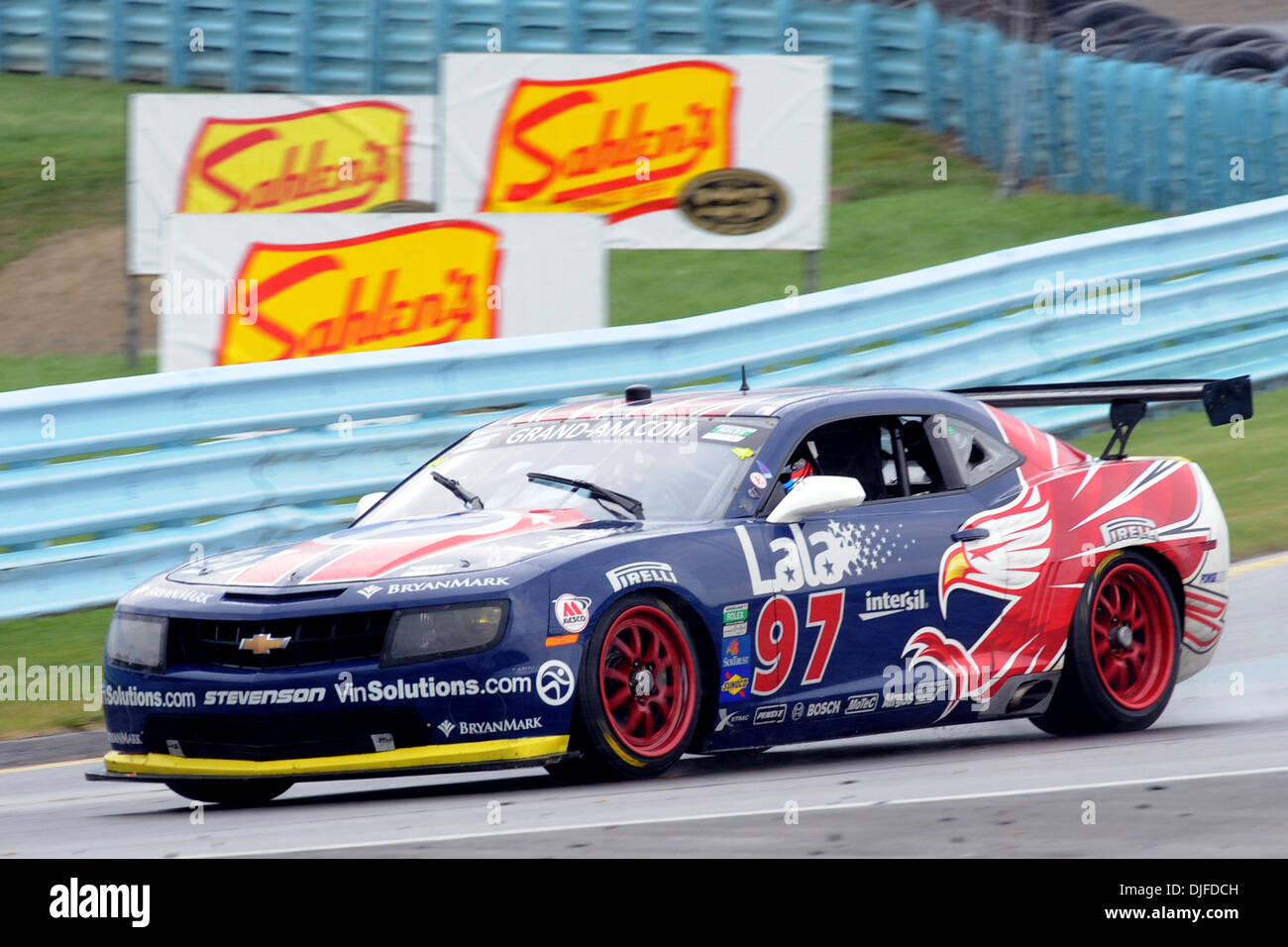 The Stevenson Motorsports Camaro GT.R driven by Gunter Schaldach enters ...