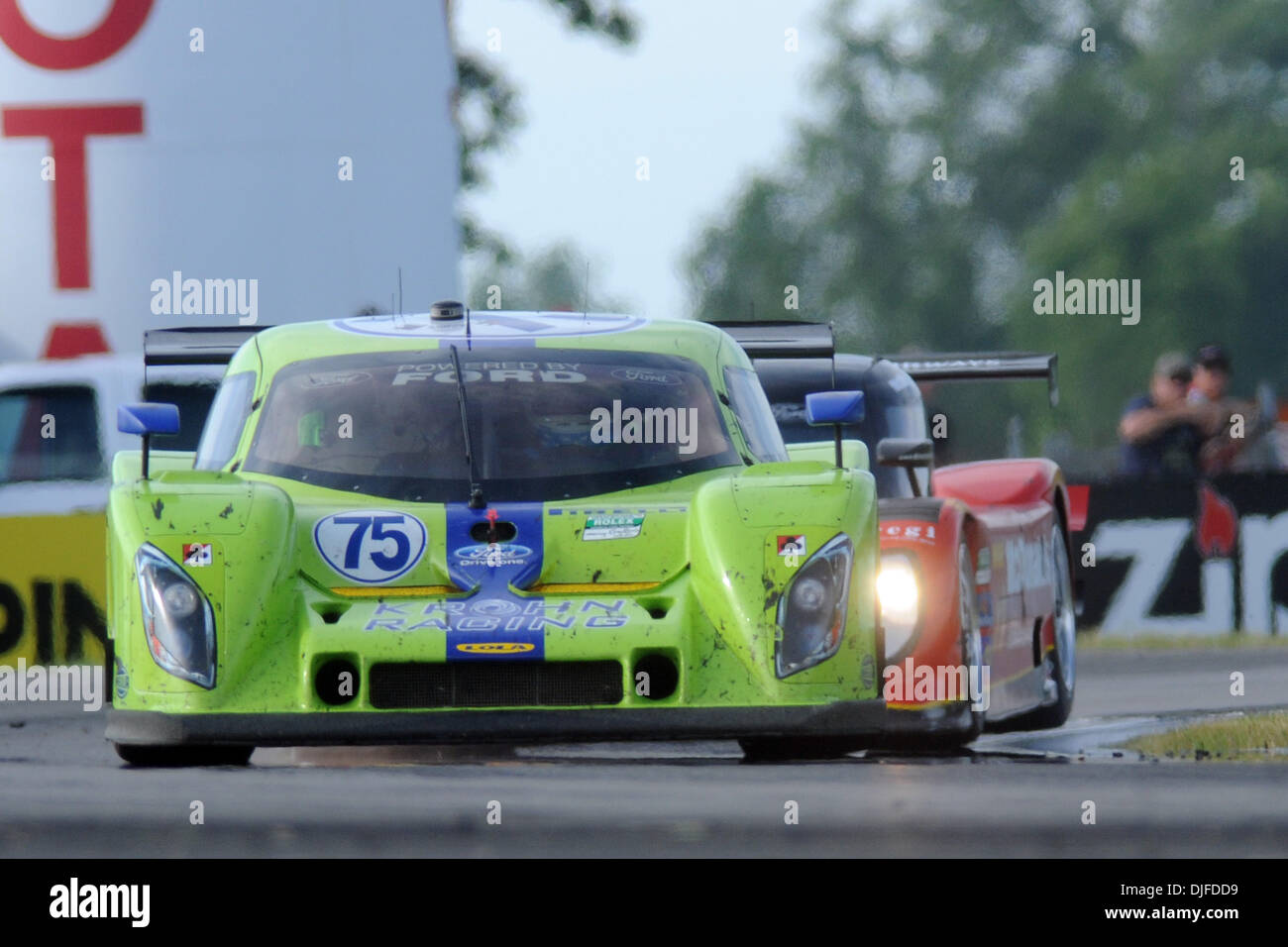 The Ford Lola from Krohn Racing driven by Tracy Krohn and Nic Jonsson ...