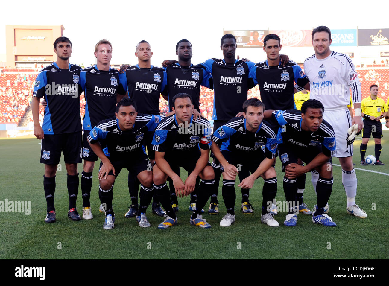 San Jose Earthquake team photo as FC Dallas defeats the San Jose ...