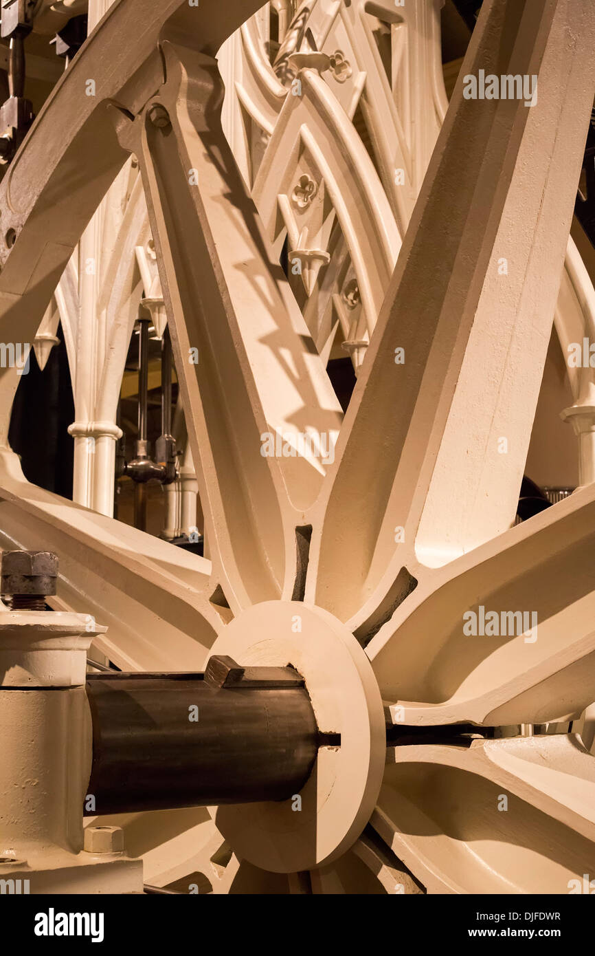 Dearborn, Michigan - Detail of a stationary steam engine dating from ...