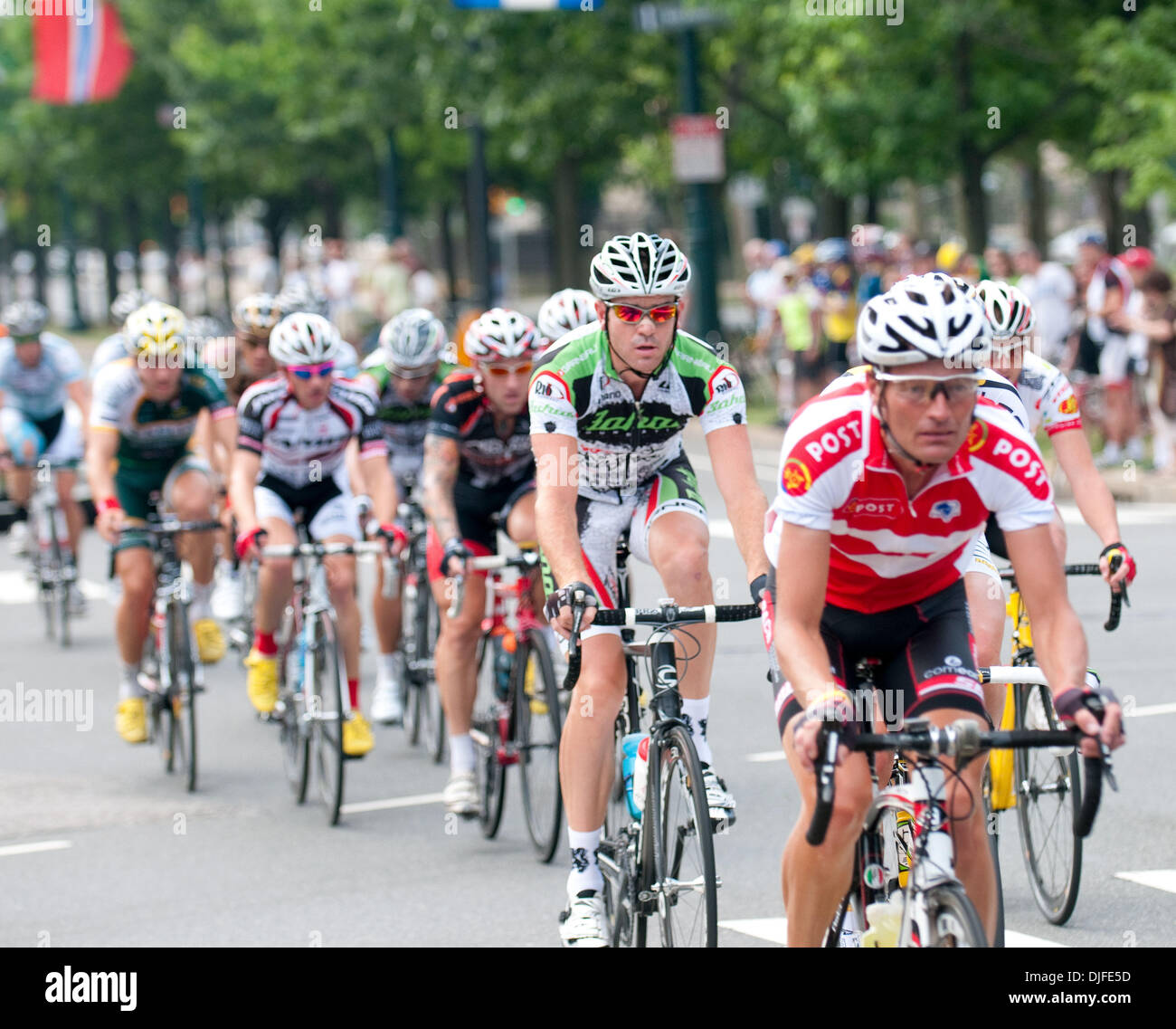 Jun 06, 2010 - Philadelphia, Pennsylvania, U.S. - Pro Cycling Team ride ...