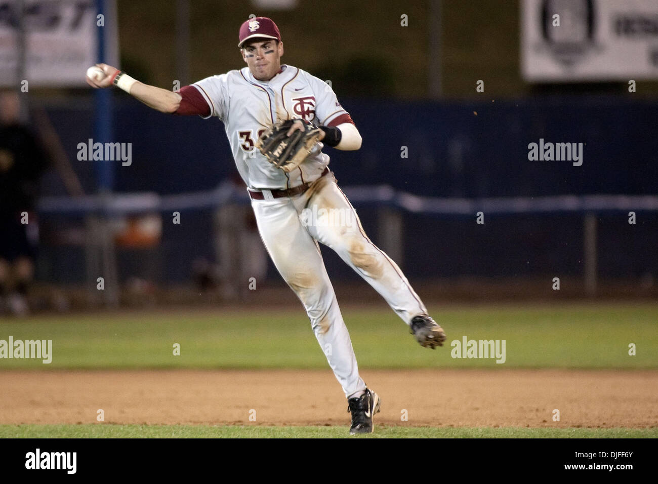 NCAA Norwich Regional- Oregon vs Florida State; Florida State infielder ...