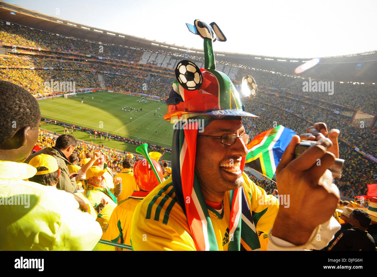 June 11, 2010 - Johannesburg, GAUTENG, SOUTH AFRICA - A South Africa ...