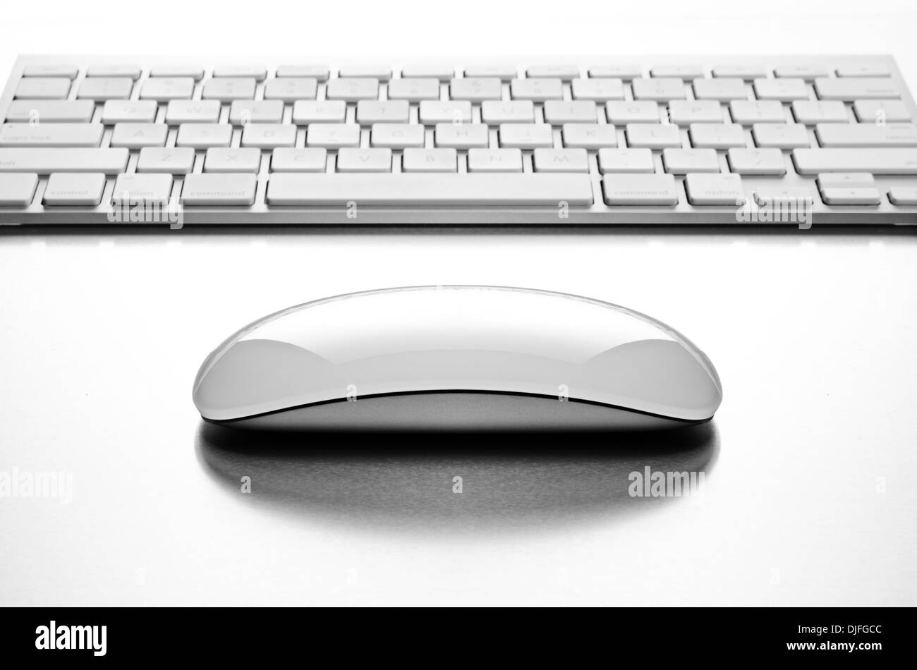 Computer keyboard and mouse still life Stock Photo - Alamy