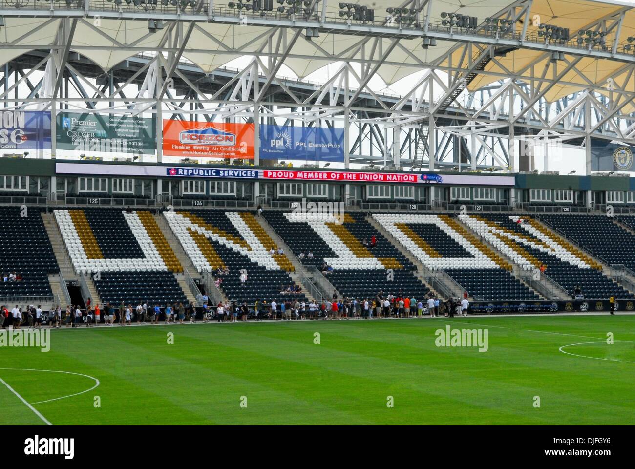 Philadelphia Union Soccer Stadium View High Resolution Stock ...