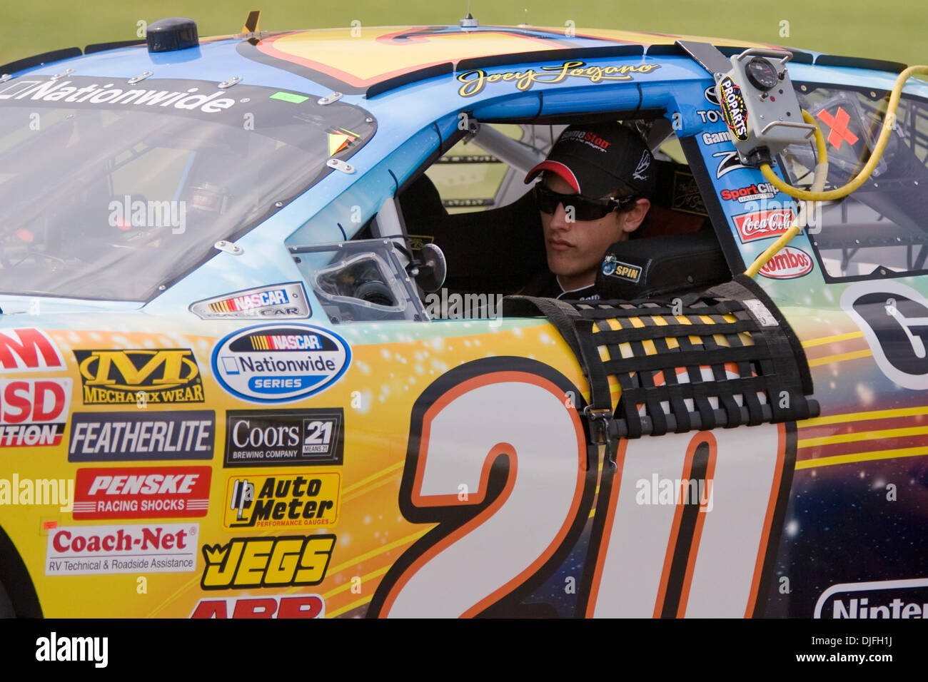 12 June 2010: Joey Logano (#20 GameStop/Mario Galaxy 2) during ...