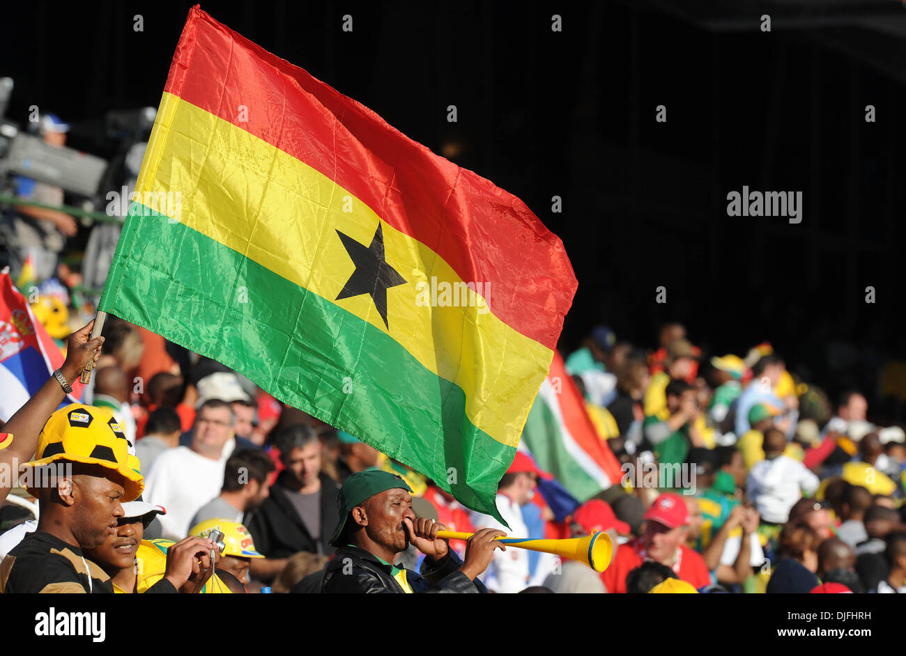 Jun 13, 2010 - Pretoria, South Africa - Fans of Ghana attend a FIFA ...