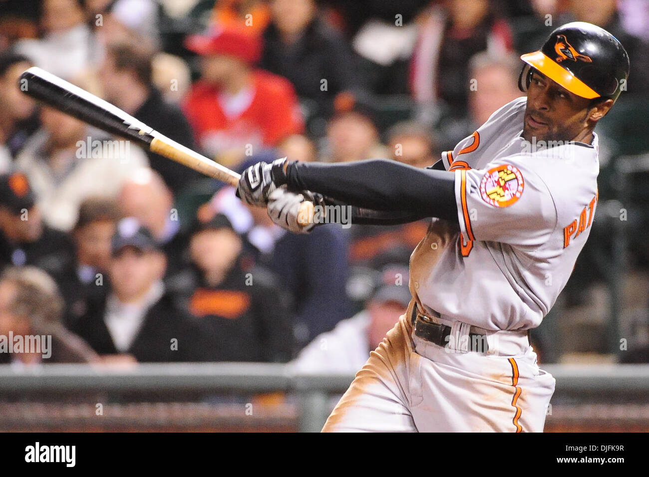 San Francisco, CA: Baltimore Orioles left fielder Corey Patterson (6 ...