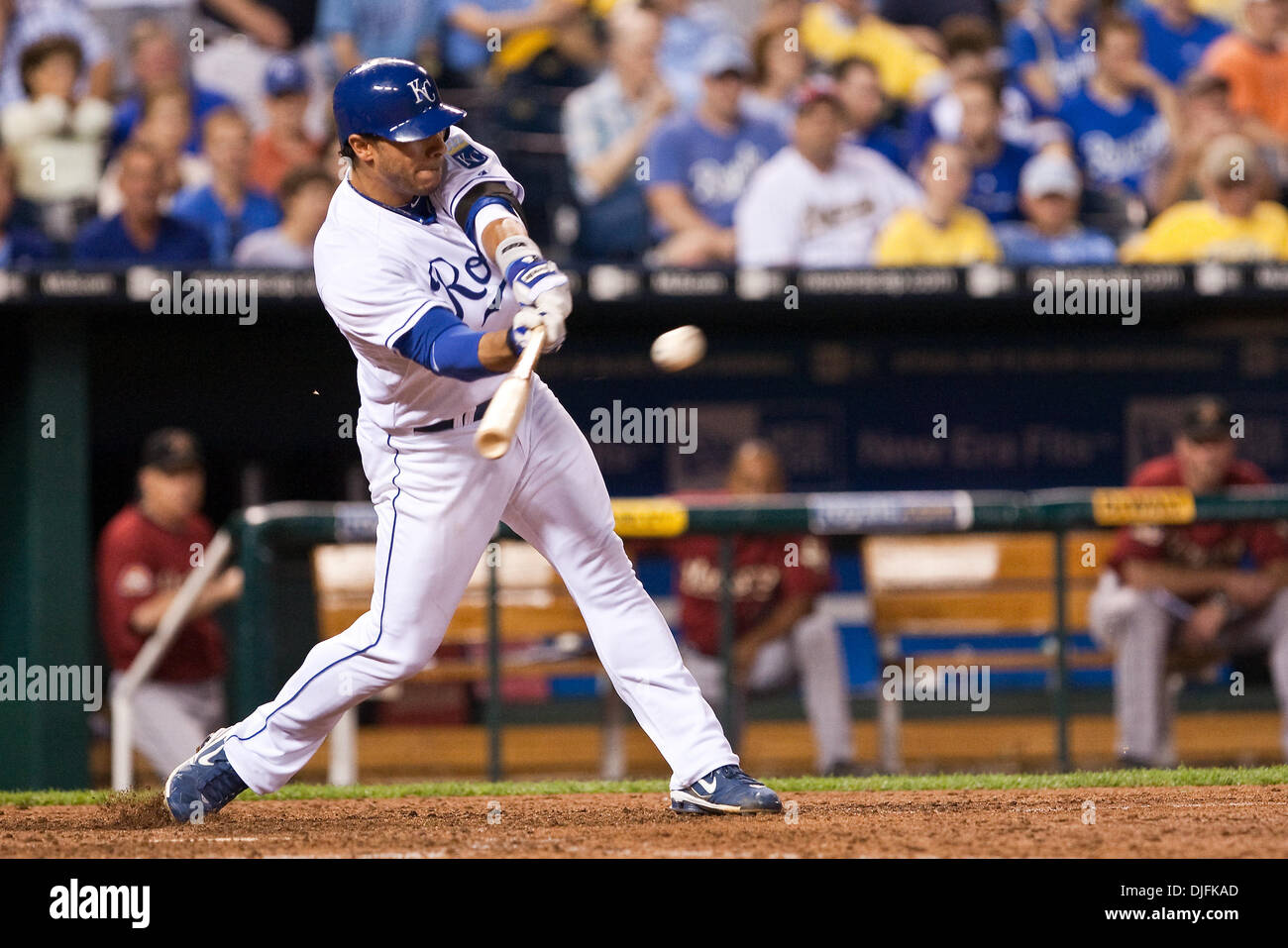 15 June 2010: Kansas City Royals second baseman Mike Aviles (30) makes ...