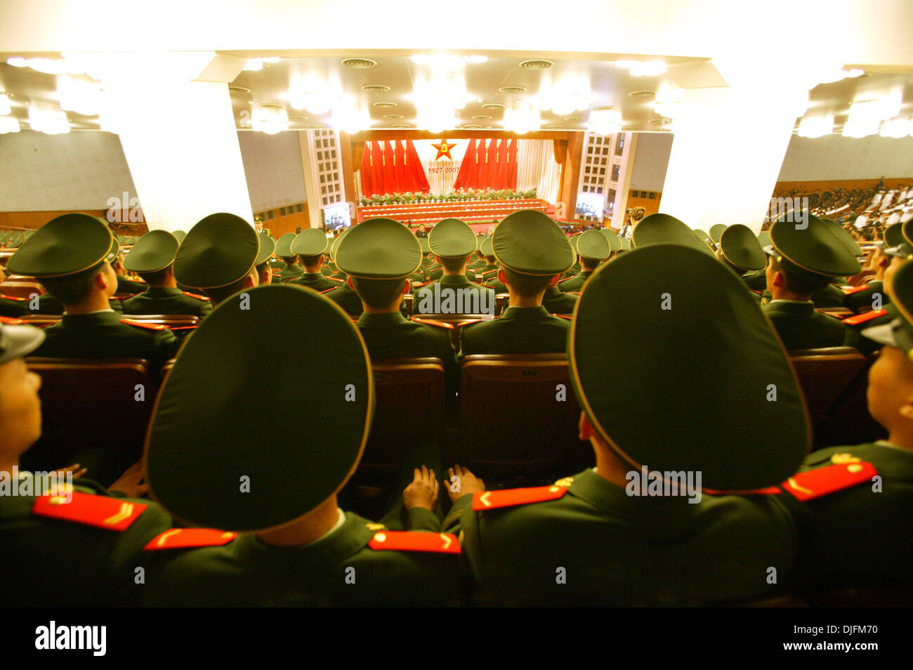 Beijing, CHINA, China. 1st Aug, 2007. People's Liberation Army (PLA ...