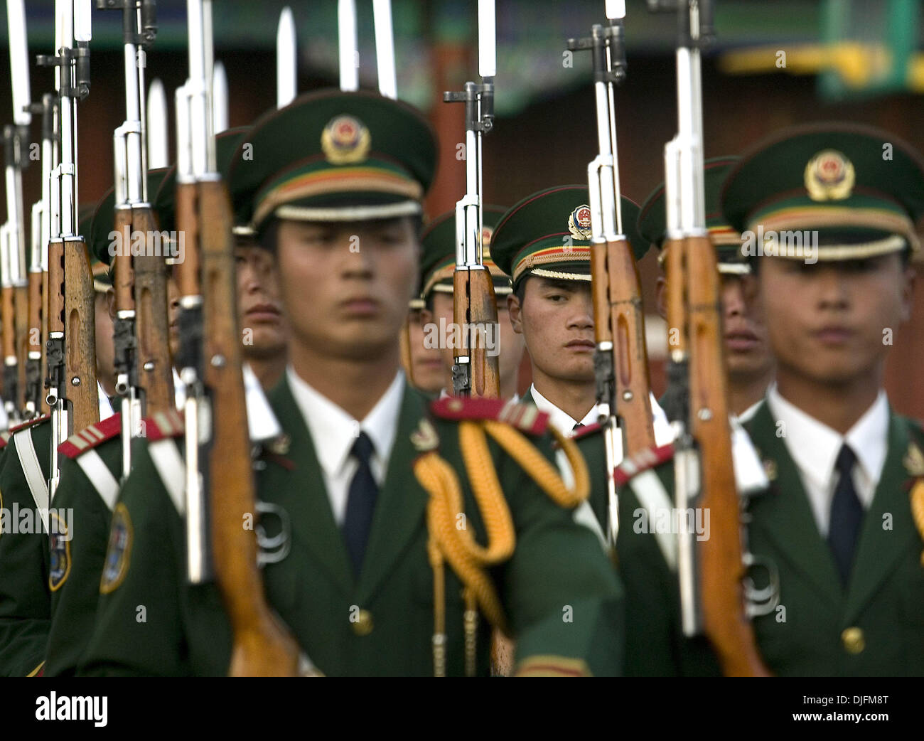 Beijing, CHINA, China. 4th June, 2007. Chinese People's Liberation Army ...