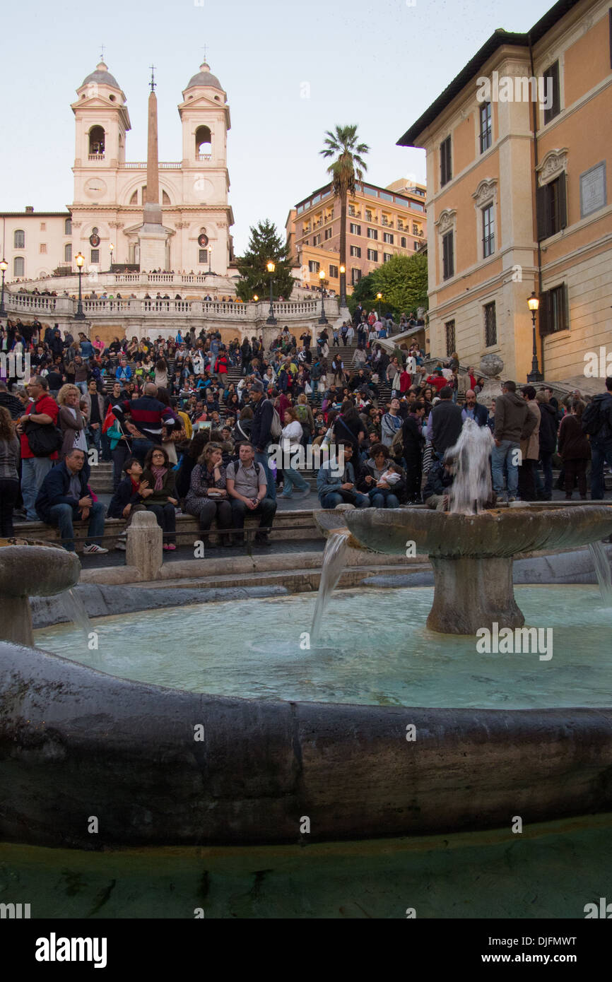 Spanish Steps (Piazza di Spagna), Rome, Italy Stock Photo - Alamy
