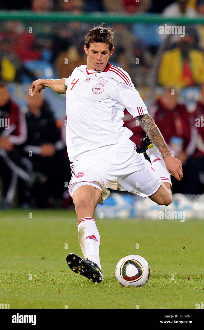 June 19, 2010 - Pretoria, South Africa - Daniel Agger of Denmark in ...