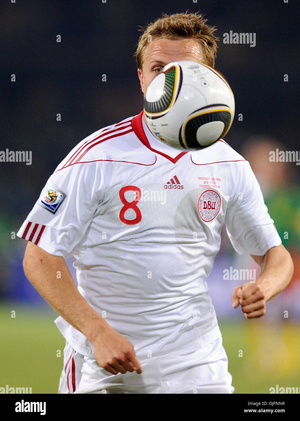 June 19, 2010 - Pretoria, South Africa - Jesper Gronkjaer of Denmark ...