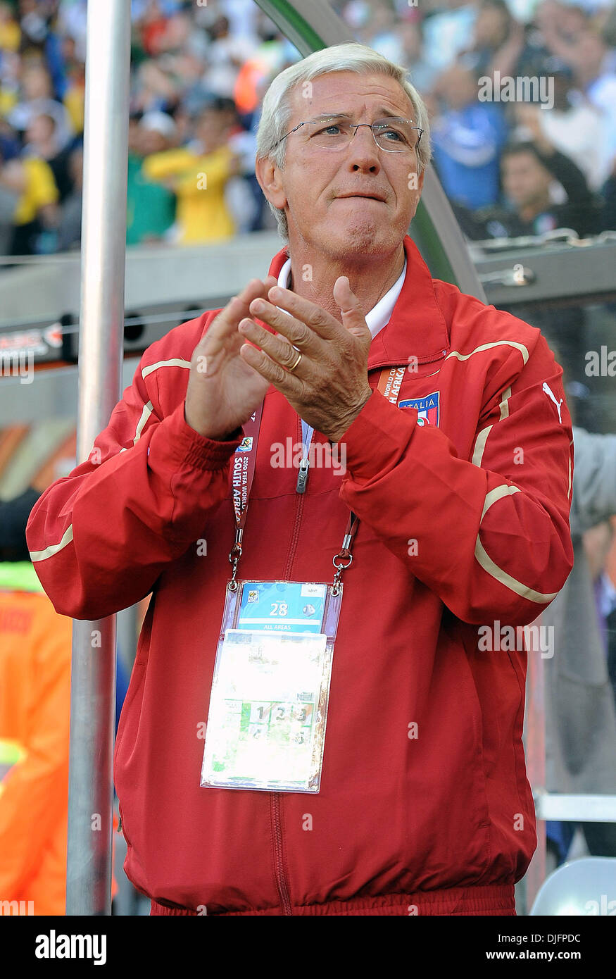 June 20, 2010 - Nelspruit, South Africa - Marcello Lippi, coach of ...