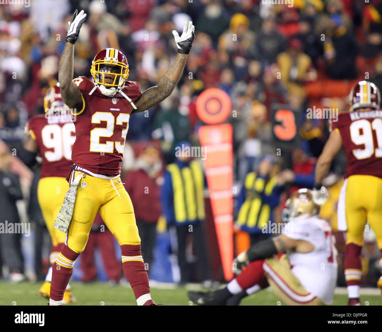 Deangelo Hall Interception