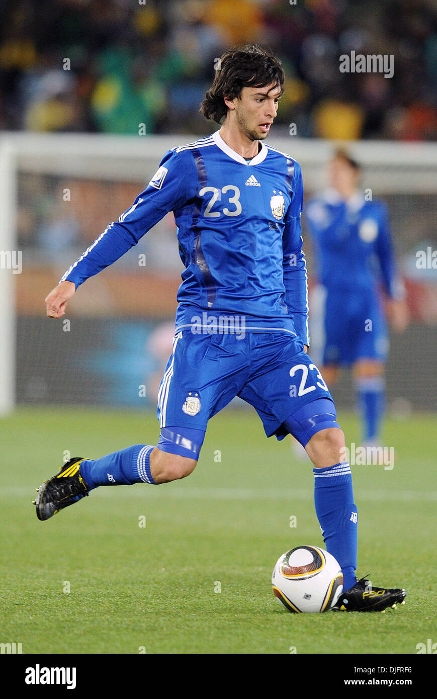 June 22, 2010 - Polokwane, South Africa - Javier Pastore of Argentina ...
