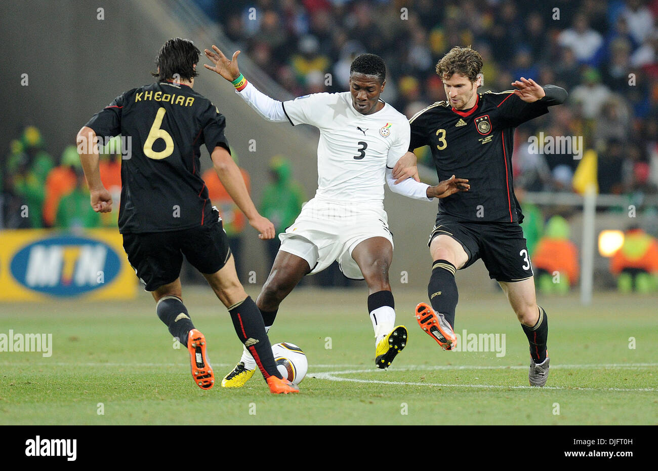 June 23, 2010 - Johannesburg, South Africa - Asamoah Gyan of Ghana ...