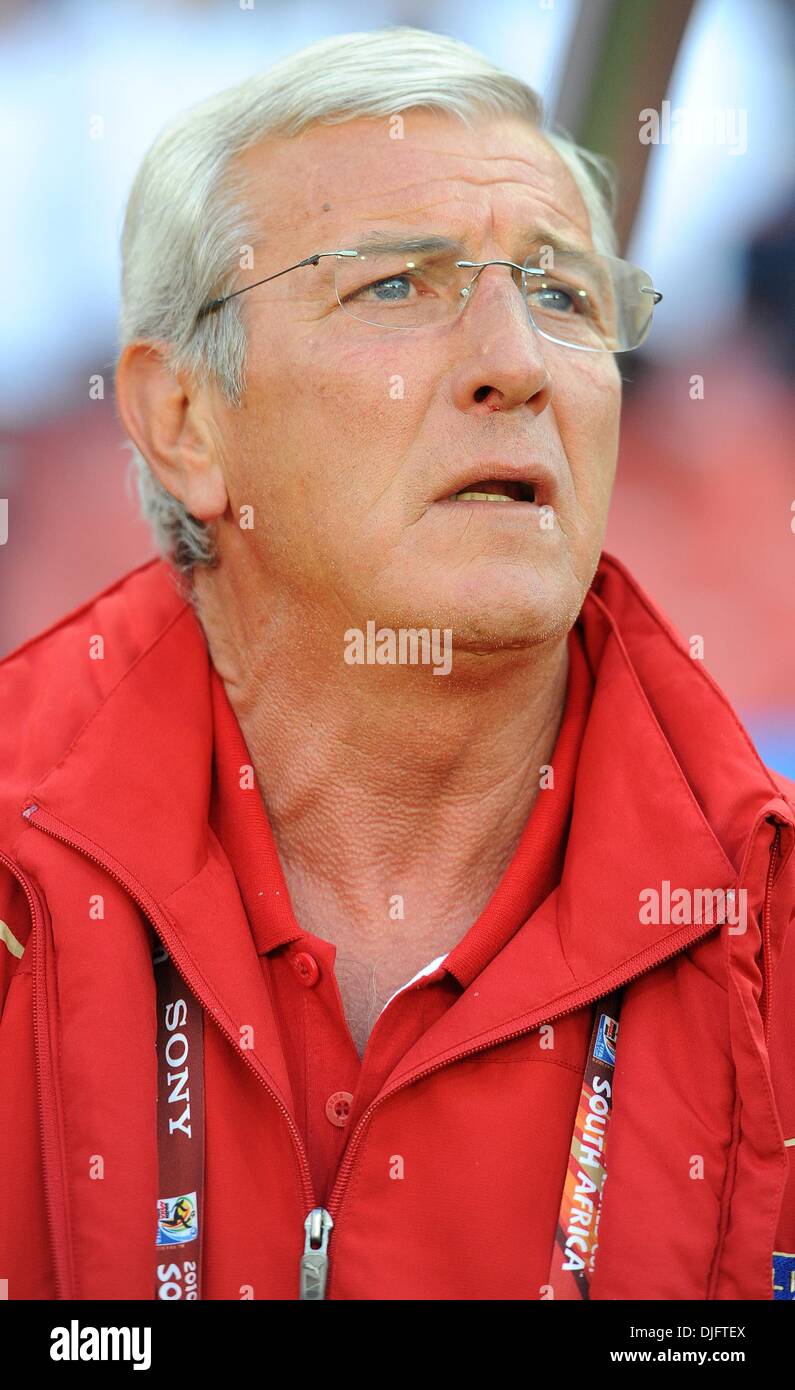June 24, 2010 - Johannesburg, South Africa - Marcello Lippi, coach of ...