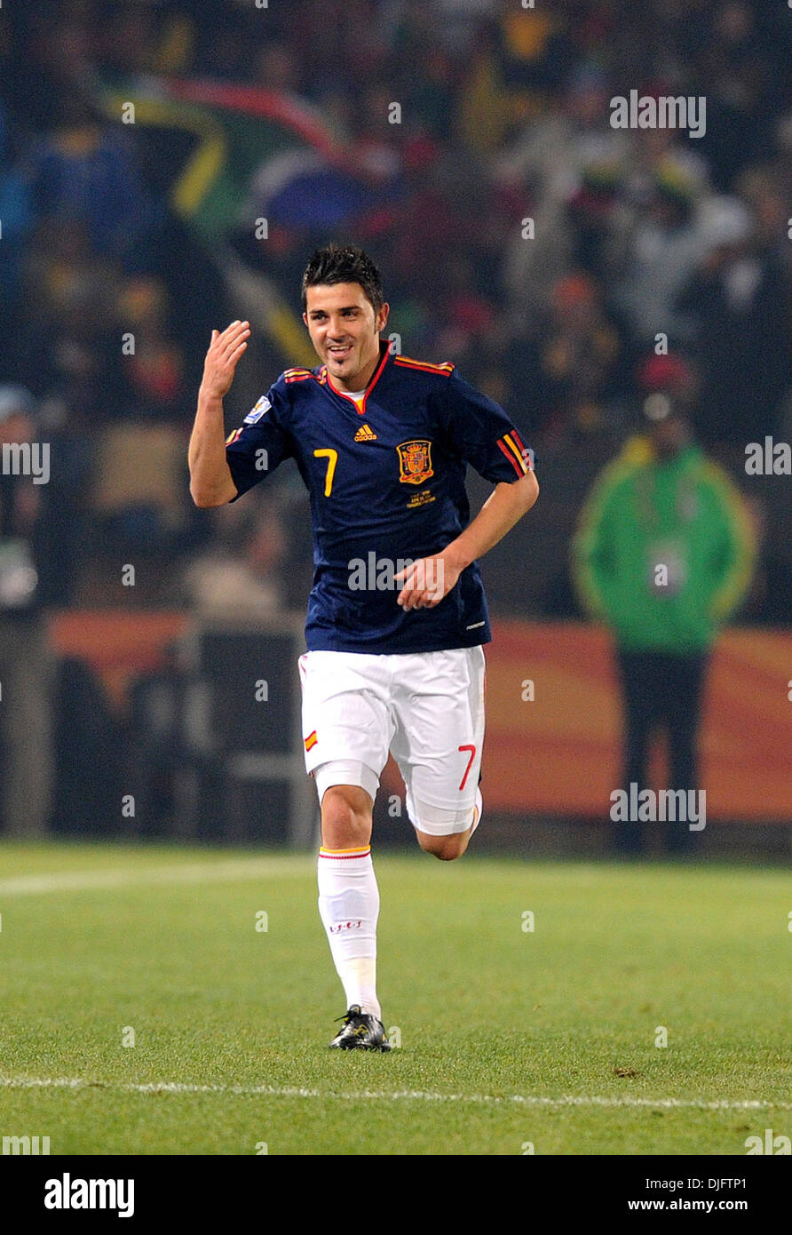 June 25, 2010 - Pretoria, South Africa - David Villa of Spain ...