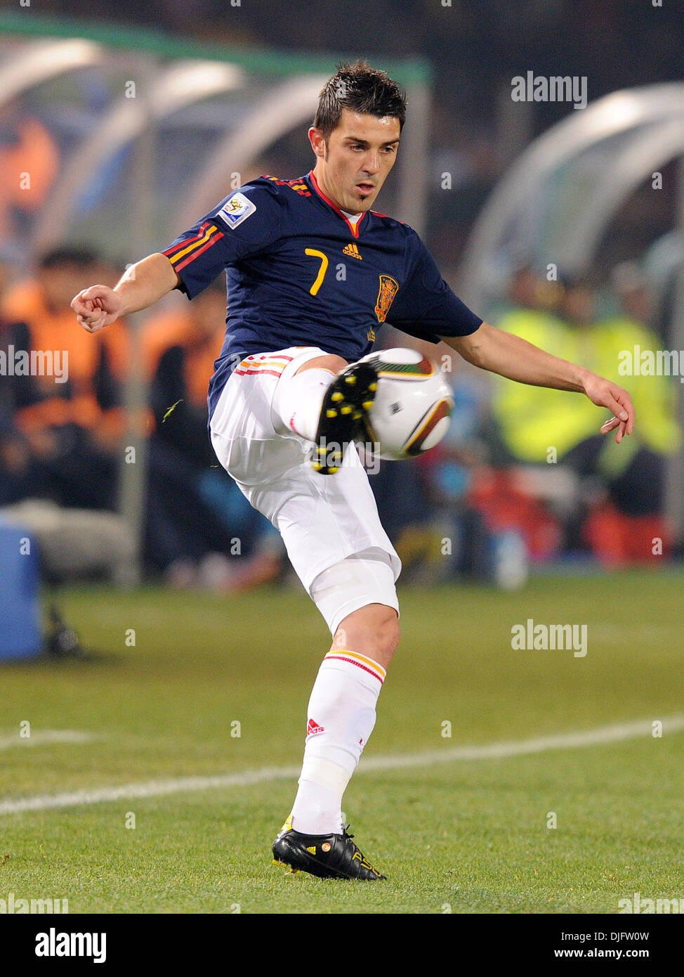 David Villa In Action