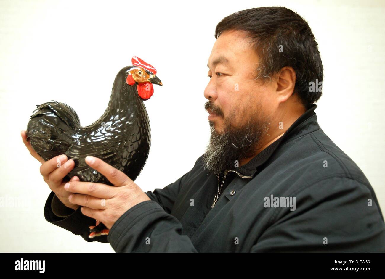 Beijing, CHINA, China. 25th April, 2009. Ai Weiwei, 53, one of China's ...