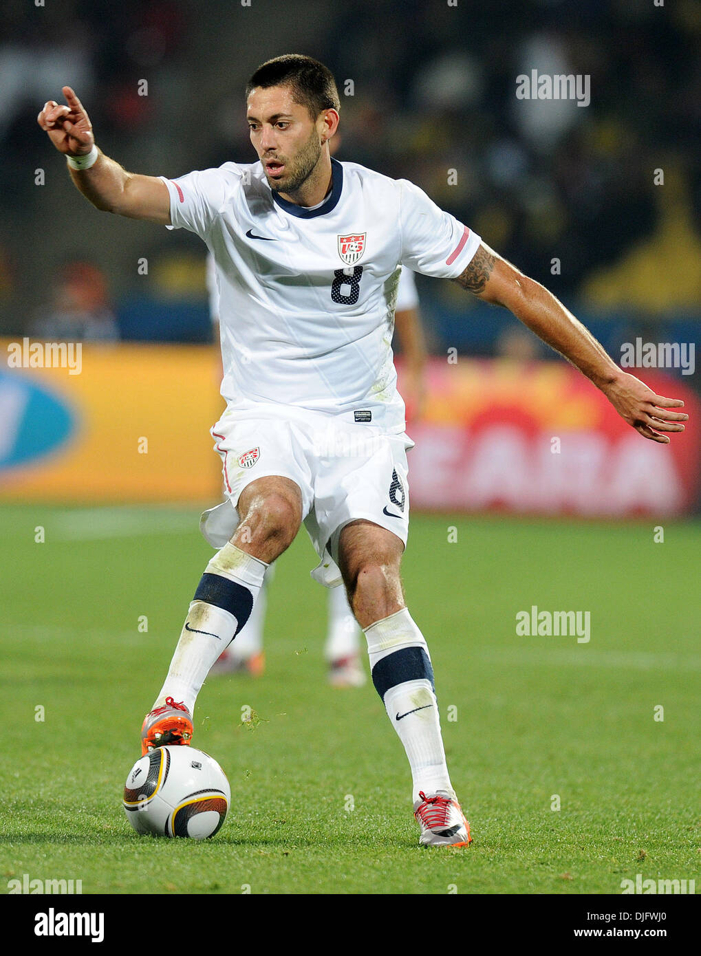 June 26, 2010 - Rustenburg, South Africa - Clint Dempsey of USA in ...