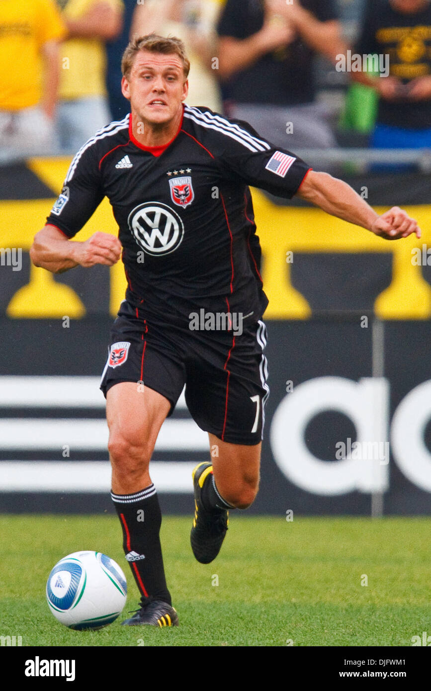 United forward Adam Cristman (7) during game action. The Columbus Crew ...