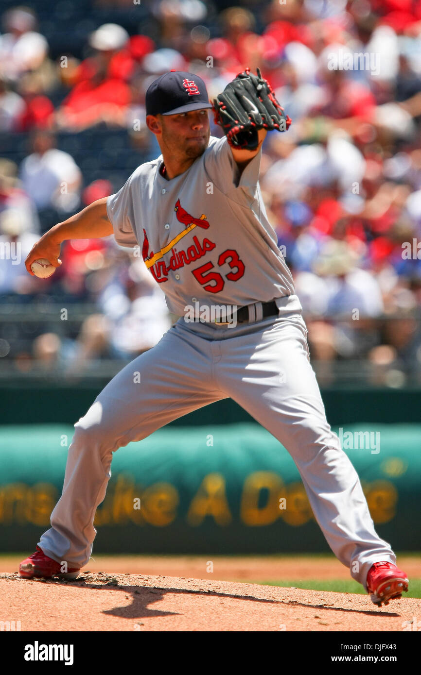 26 June 2010: St. Louis Cardinals relief pitcher Blake Hawksworth (53 ...
