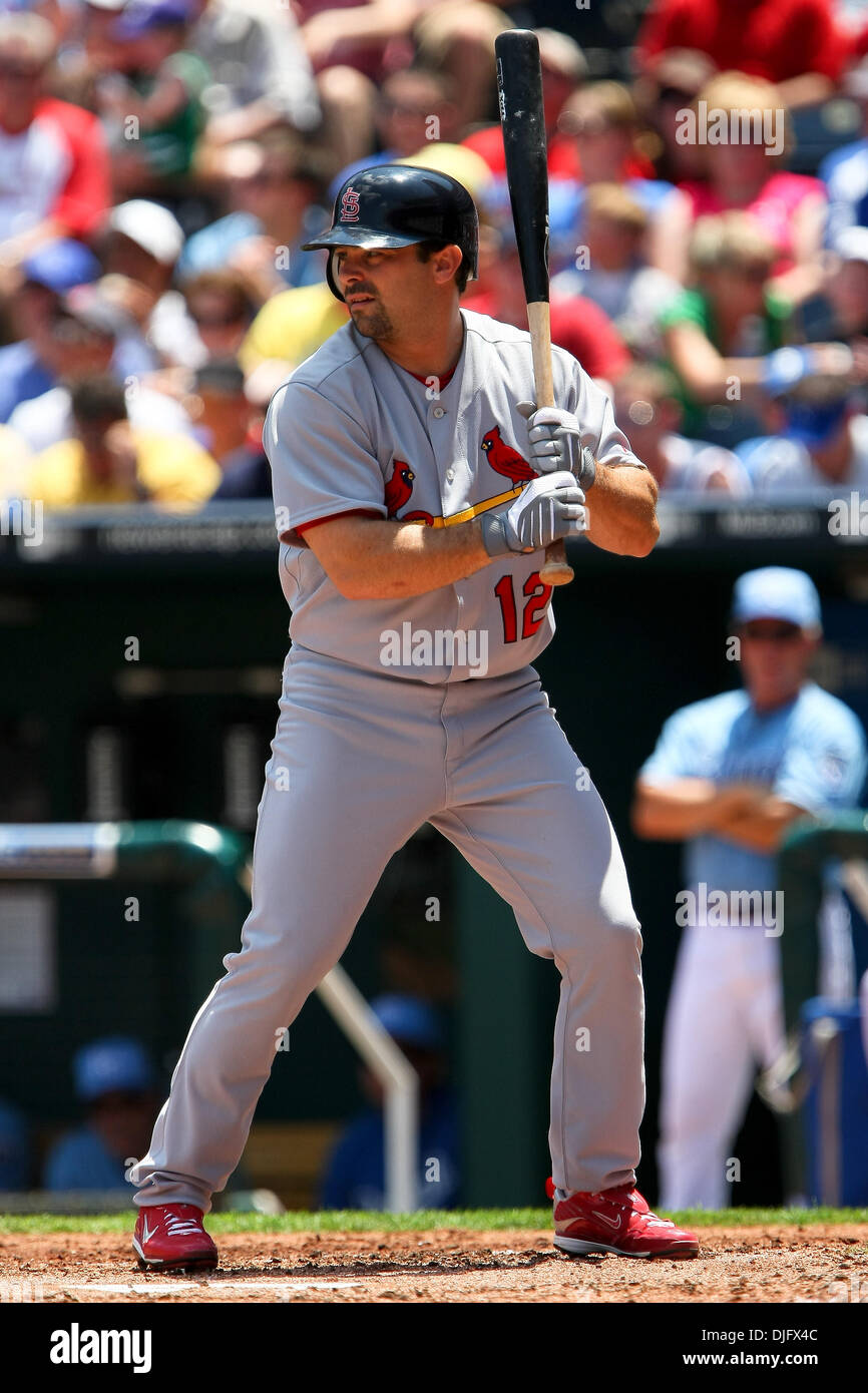 26 June 2010: St. Louis Cardinals second baseman Aaron Miles (12) at ...