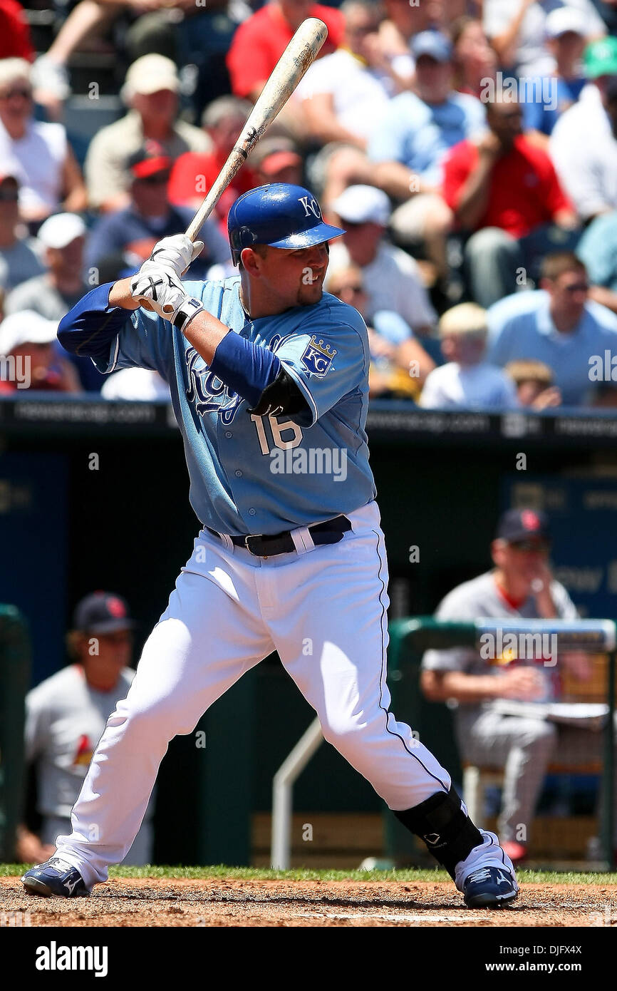 26 June 2010: Kansas City Royals first baseman Billy Butler (16) at bat ...