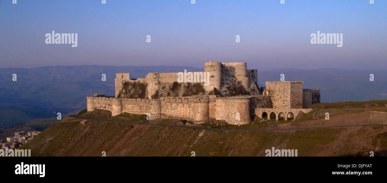 Crak des Chevaliers (Castle of the Knights) is a Crusader castle built ...