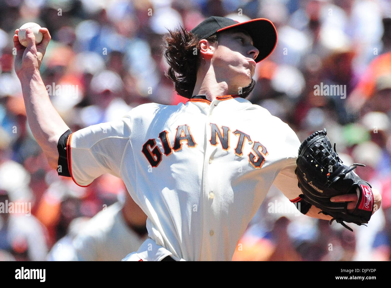 San Francisco, CA: San Francisco Giants pitcher Tim Lincecum (55 ...